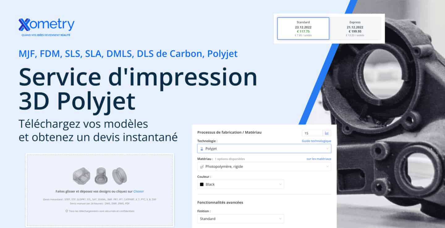 Polyjet 3D-Printen Online | 7 Dagen Productietijd | Xometry Europe